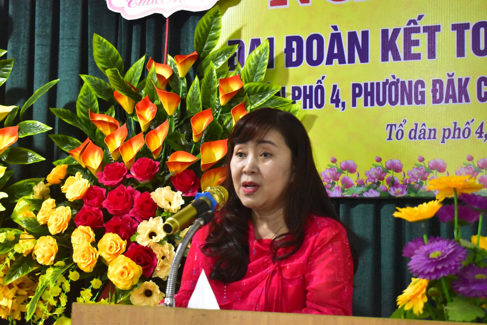 Các khu dân cư phường Đăk Cấm đồng loạt tổ chức Ngày hội Đại đoàn kết toàn dân tộc